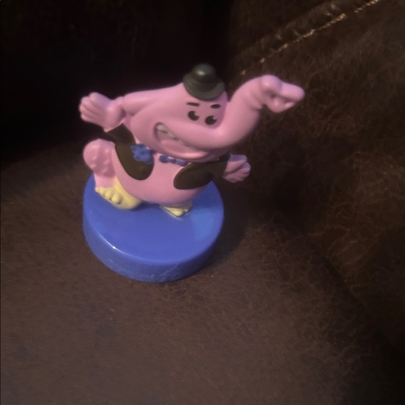Toys | Pink Elephant Figurine On Blue Base Mcdonald 7s | Poshmark